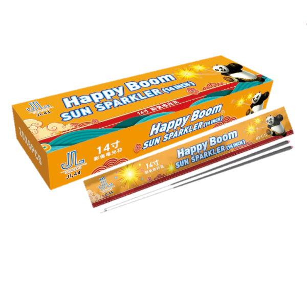 Happy Boom Sun Sparkler 14 Inch (20/20/8) – JL Sparkle