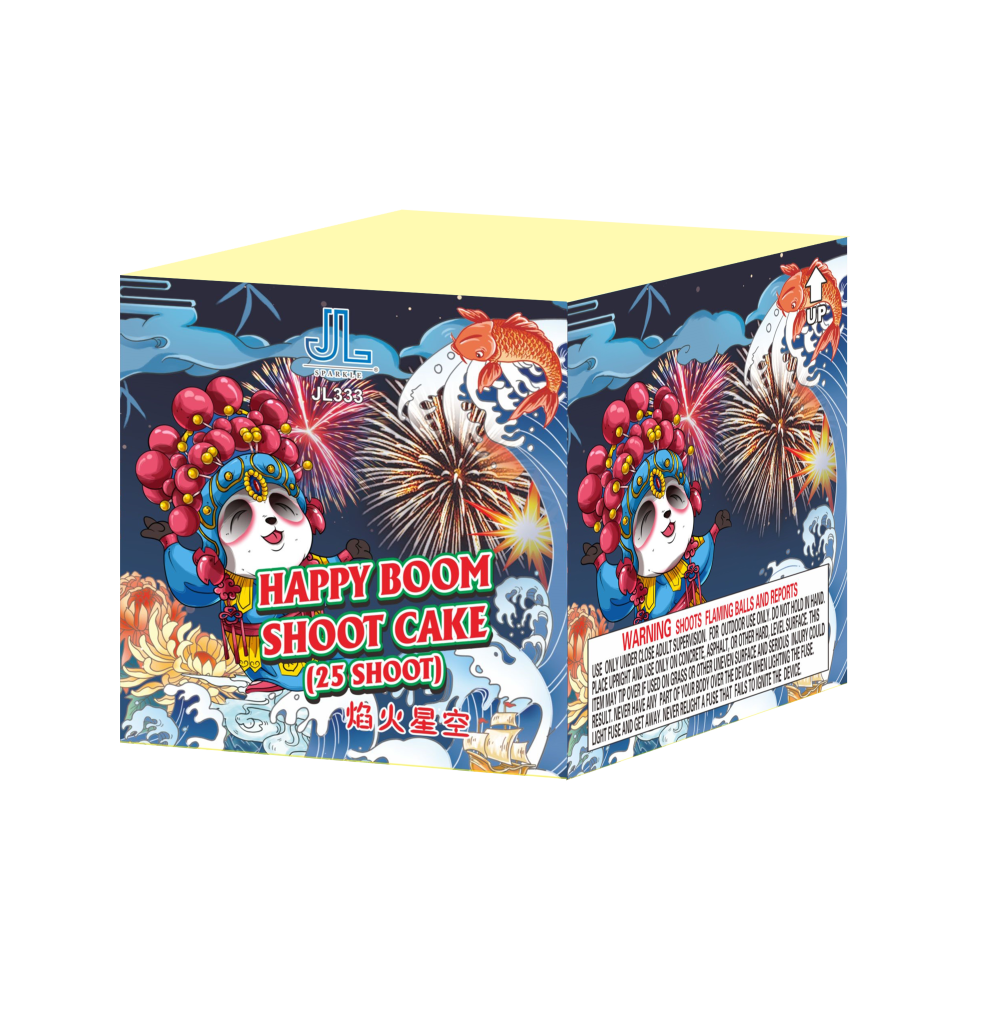 Happy Boom Shoot Cake (25 Shoot) 24/1 – JL Sparkle