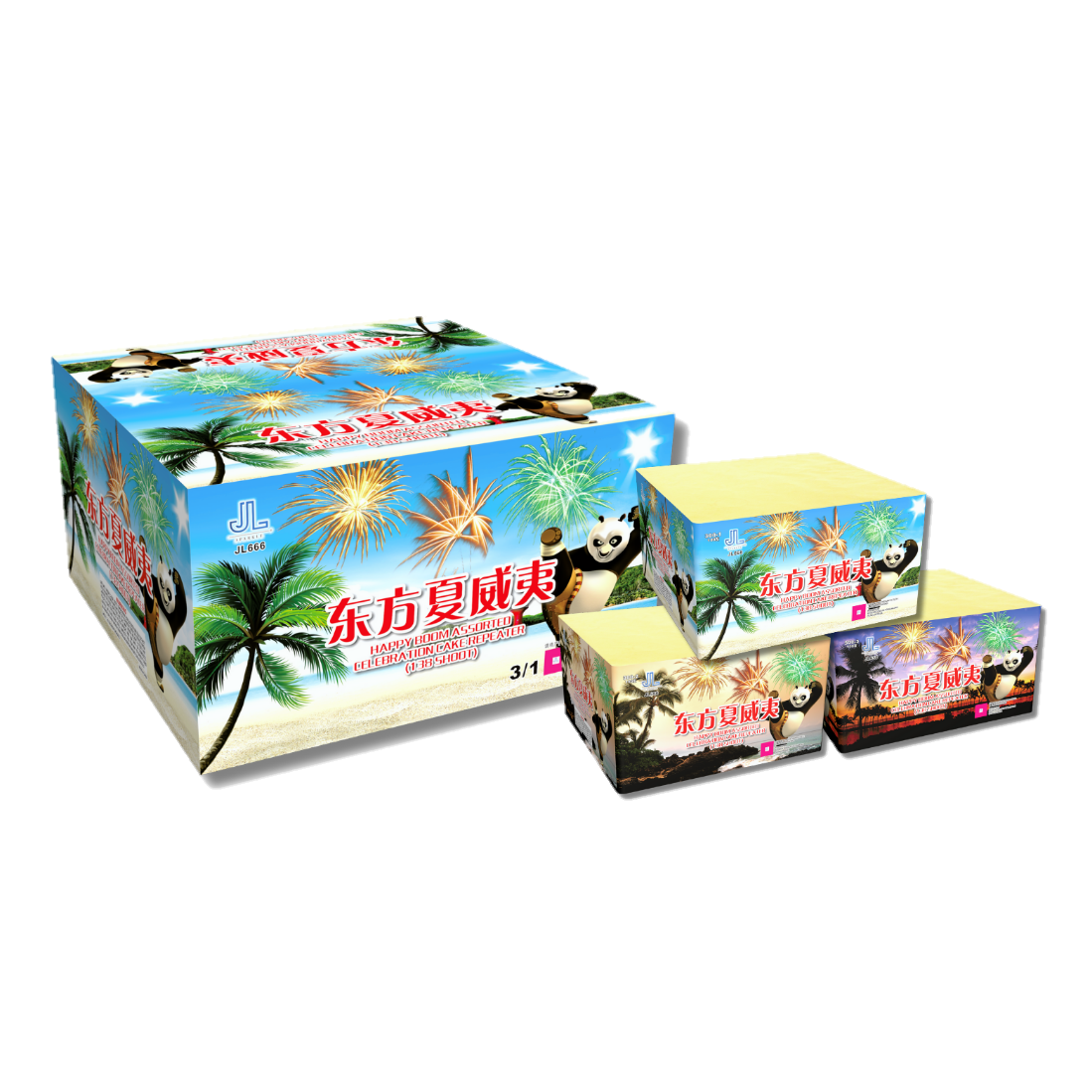 HAPPY BOOM ASSORTED CELEBRATION CAKE REPEATER (138 SHOOT) 1/1 – JL Sparkle