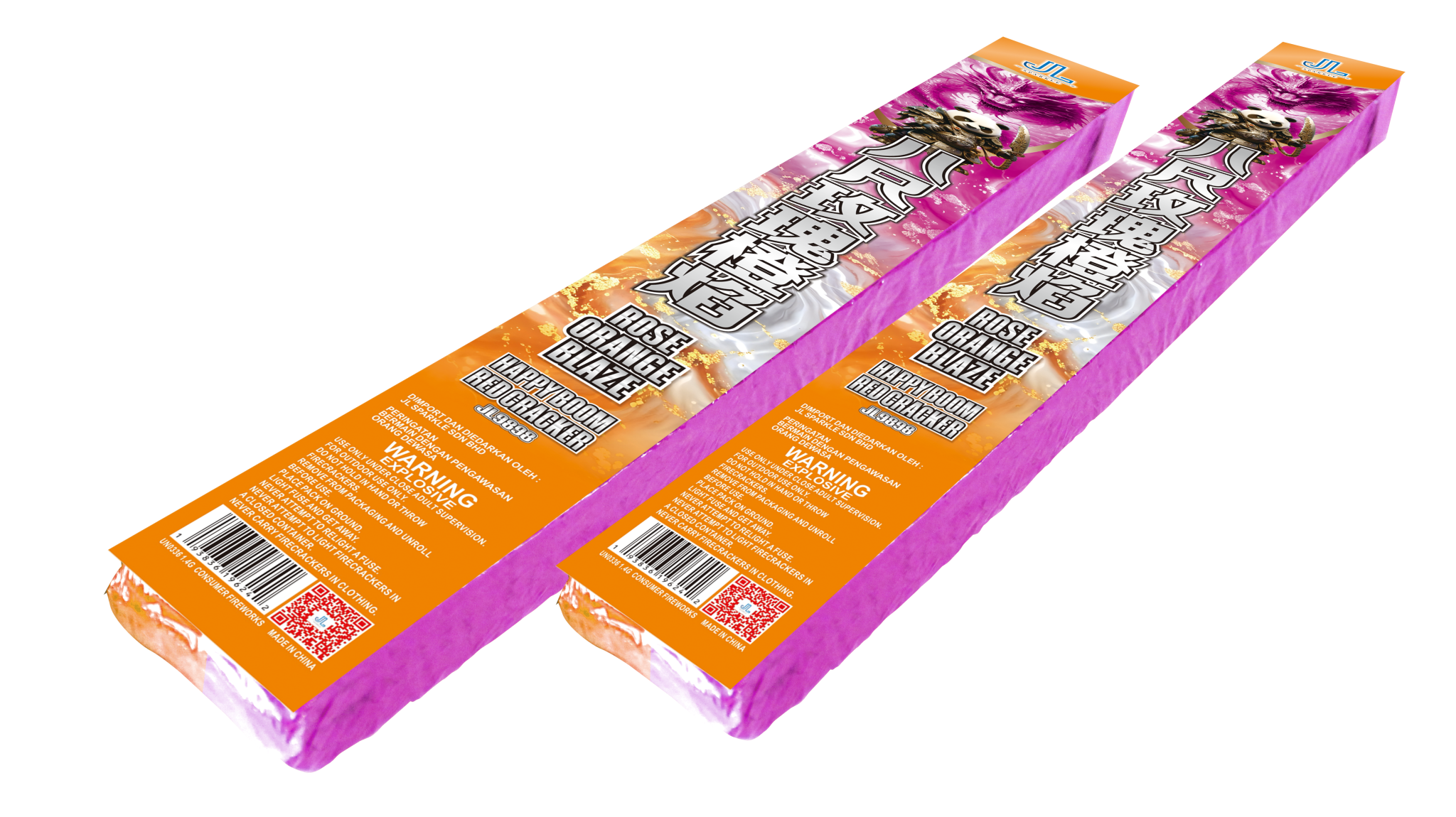 Happy Boom Red Cracker (30/1) – JL Sparkle