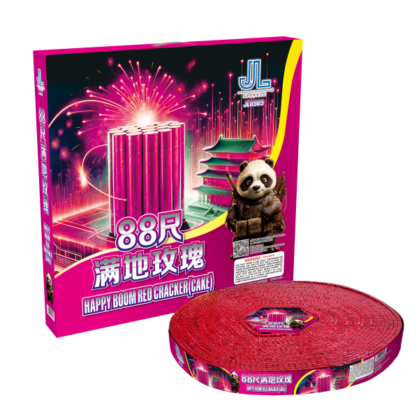 Happy Boom Red Cracker (Cake) 4/1 – JL Sparkle